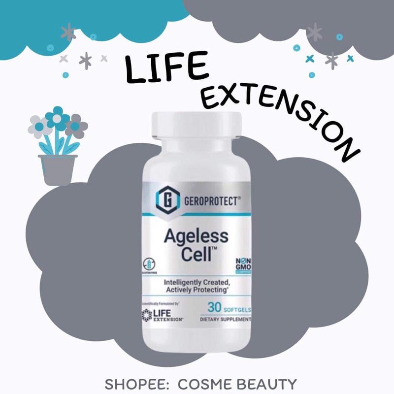 Life Extension GEROPROTECT Ageless cell 30 softgels (พร้อมส่ง/exp.07/ ...