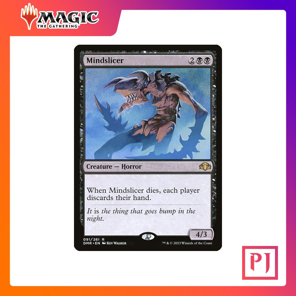 [MTG] Mindslicer [DMR] [BLACK] [RARE] [NORMAL] [ENG] (การ์ดเมจิค ...