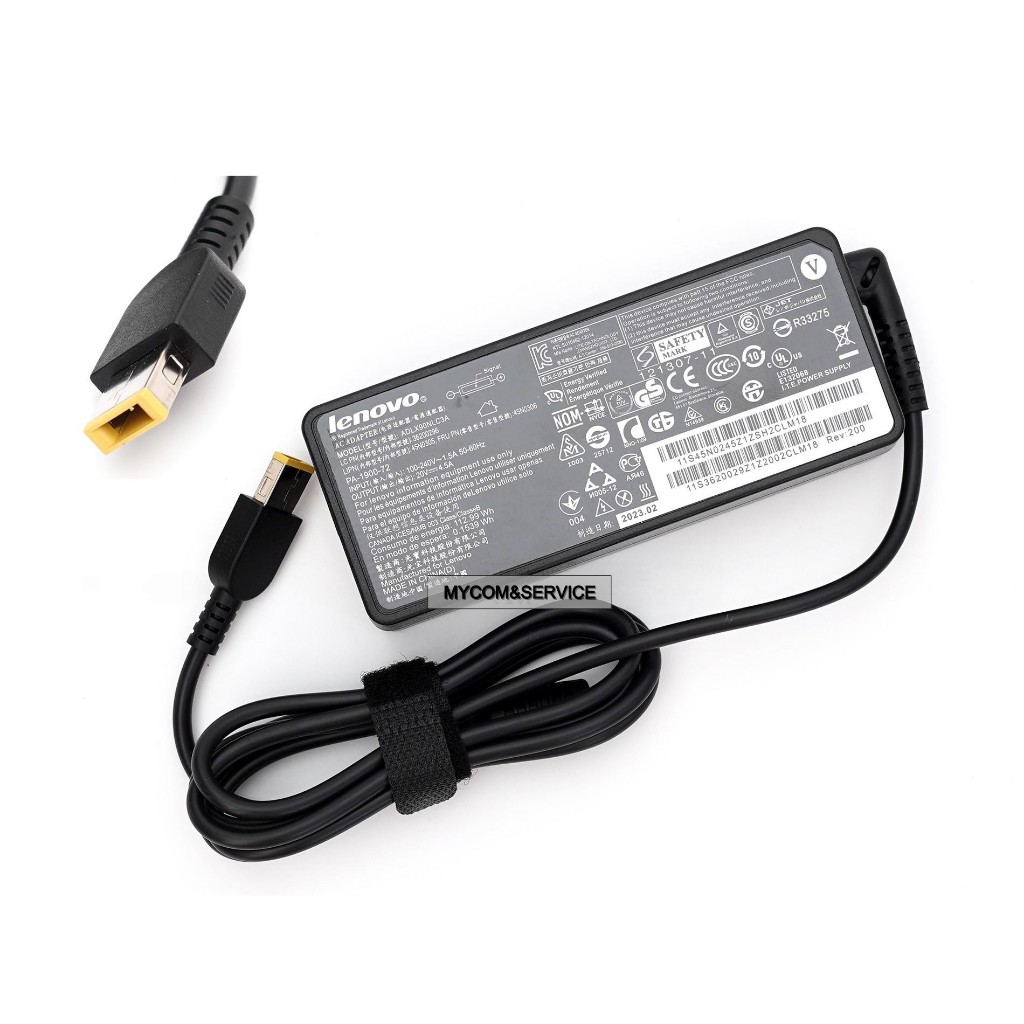 อะแดปเตอร์โน๊ตบุ๊ค OEM ADAPTER LENOVO 20V 4.5A หัว USB 90W | Shopee ...