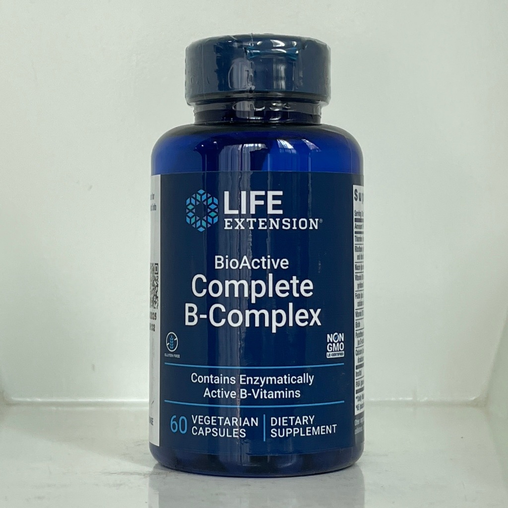 Life Extension Bioactive Complete B-Complex 60 Veg Capsules กระตุ้นการ ...