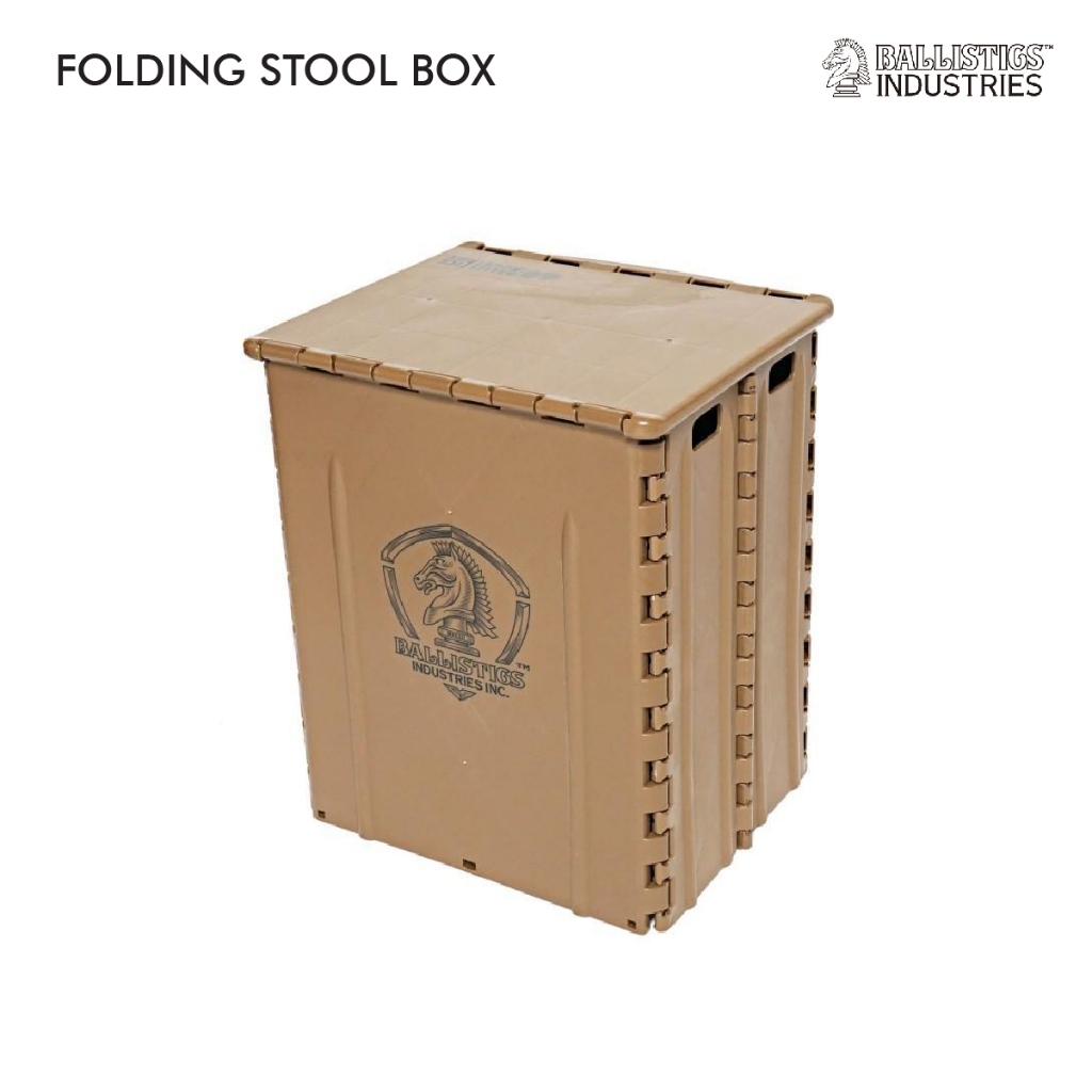 Ballistics Folding Stool Box ถังพับอเนกประสงค์ พิมพ์ลายโลโก้ 3 ด้าน ใส่ ...