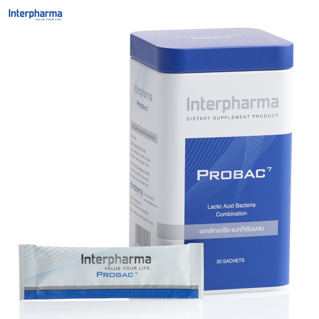 Probac7 10ซอง Interpharma โปรไบโอติก | Shopee Thailand