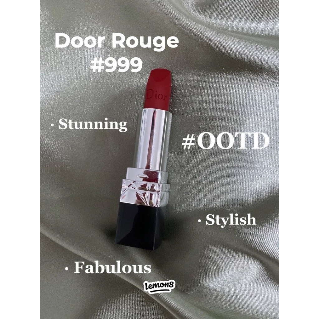 Dior lip floral care long wear เบอร์ 999 1.5g | Shopee Thailand