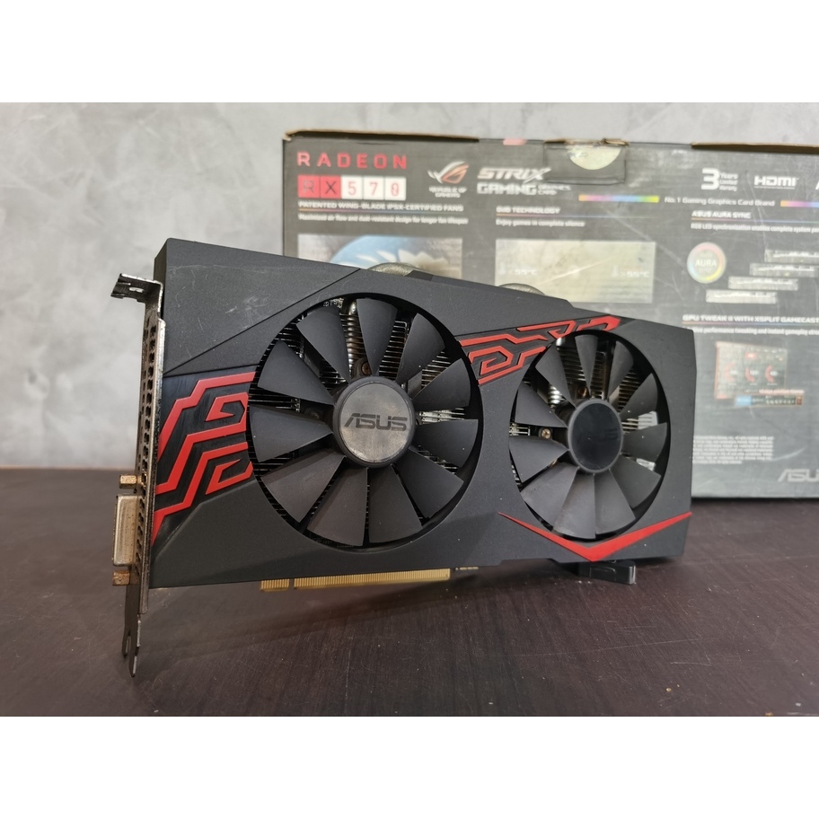 การ์ดจอ AMD RX580 4G-8G // RX570 4G-8G // RX480 4G-8G // RX470 4G-8G มือสอง ต่อไฟเพิ่ม 8พิน ...