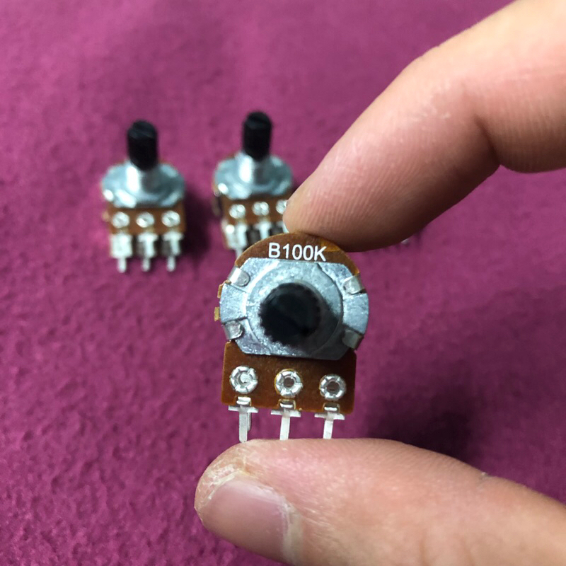 ตัวต้านทานปรับค่าได้ 6ขา B10K/B50K/B 100K โพเทนซิโอมิเตอร์ 10/50/100 ...