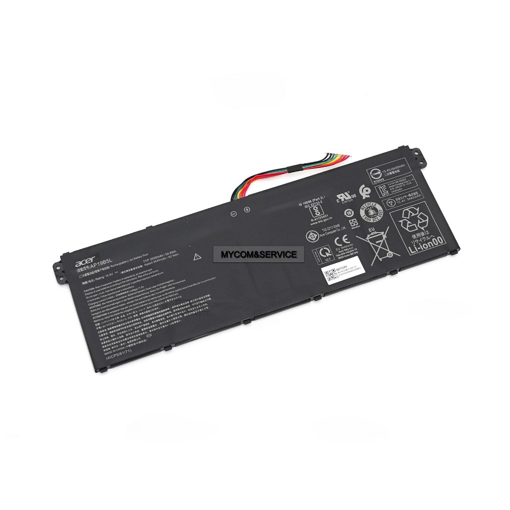 แบตเตอรี่โน๊ตบุ๊คแท้ BATTERY AP19B5L ACER ASPIRE A515-43 A515-44 ...