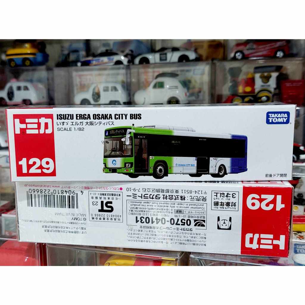LB รถบัสประจำทางโอซาก้า โทมิก้าขนาดเล็ก Long Tomica ☘️ No.129 ISUZU ...
