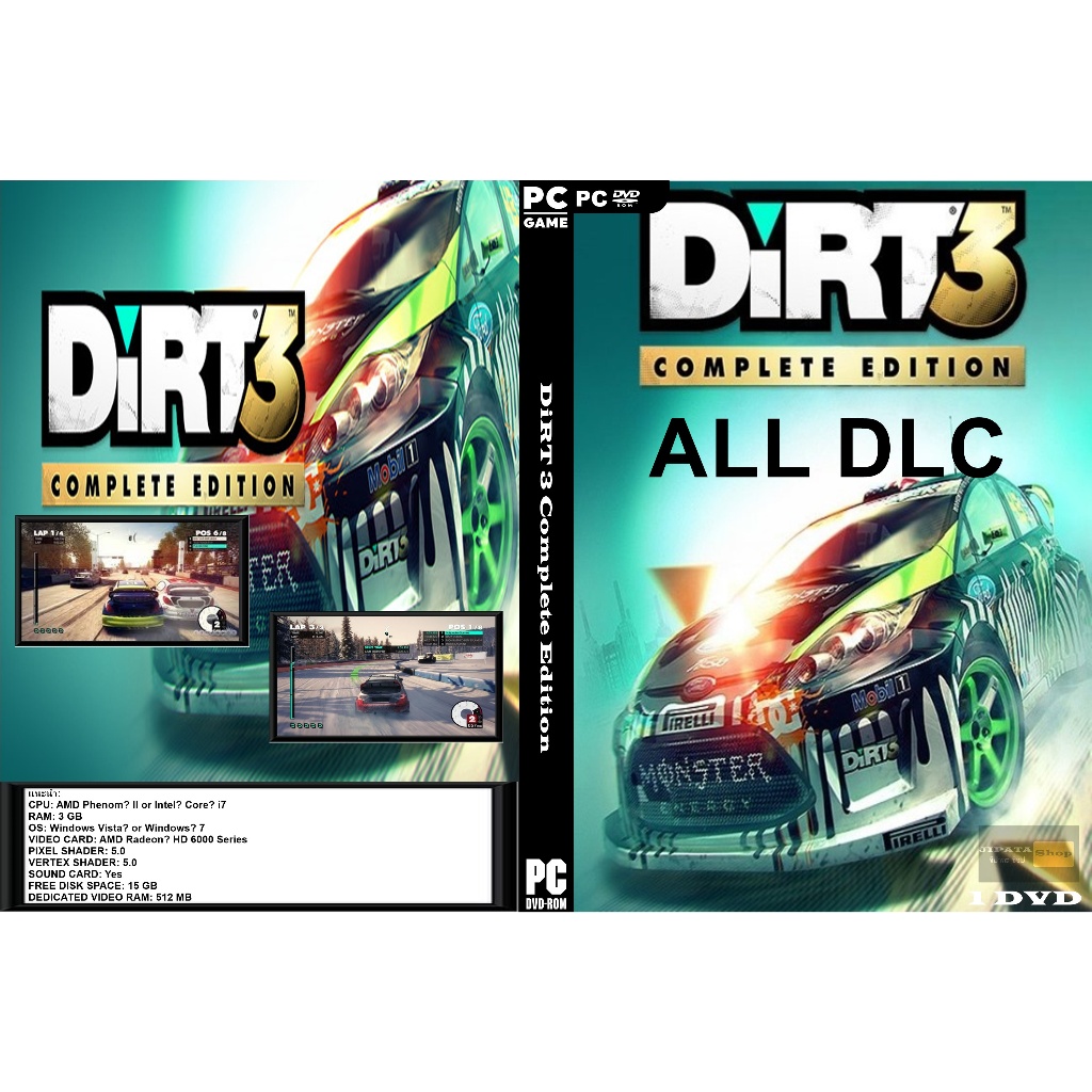 แผ่น Game PC DiRT 3 Complete Edition (1DVD) | Shopee Thailand