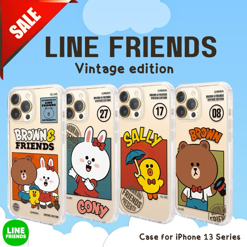 ( SALE )LINE FRIENDS Vintage edition case เคสมือถือ สำหรับ iPhone 13 ...