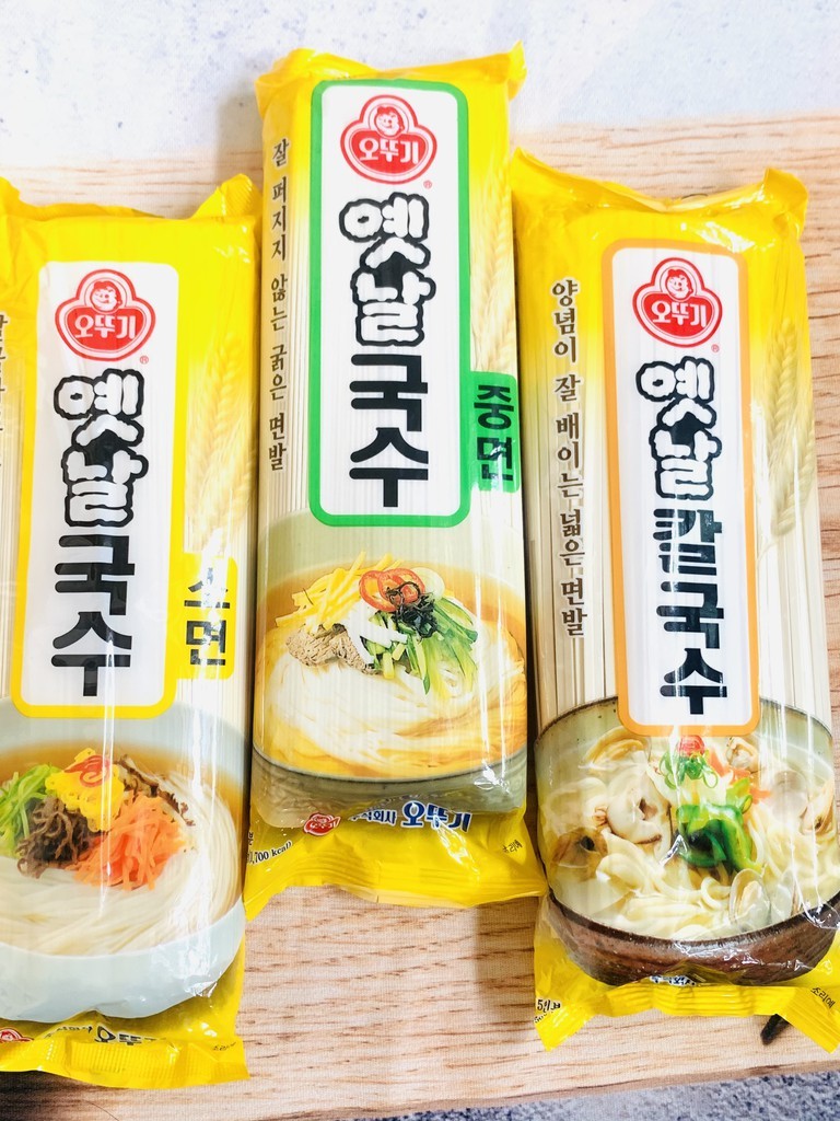 Ottogi Kalkuksu/Ottogi Jungmyeong Kuksu/Ottogi Somyeon Kuksu 500g ...