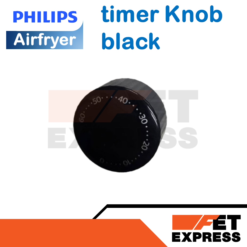 timer Knob black อะไหล่หม้อทอด Philips แท้ สำหรับรุ่น HD9200 ...
