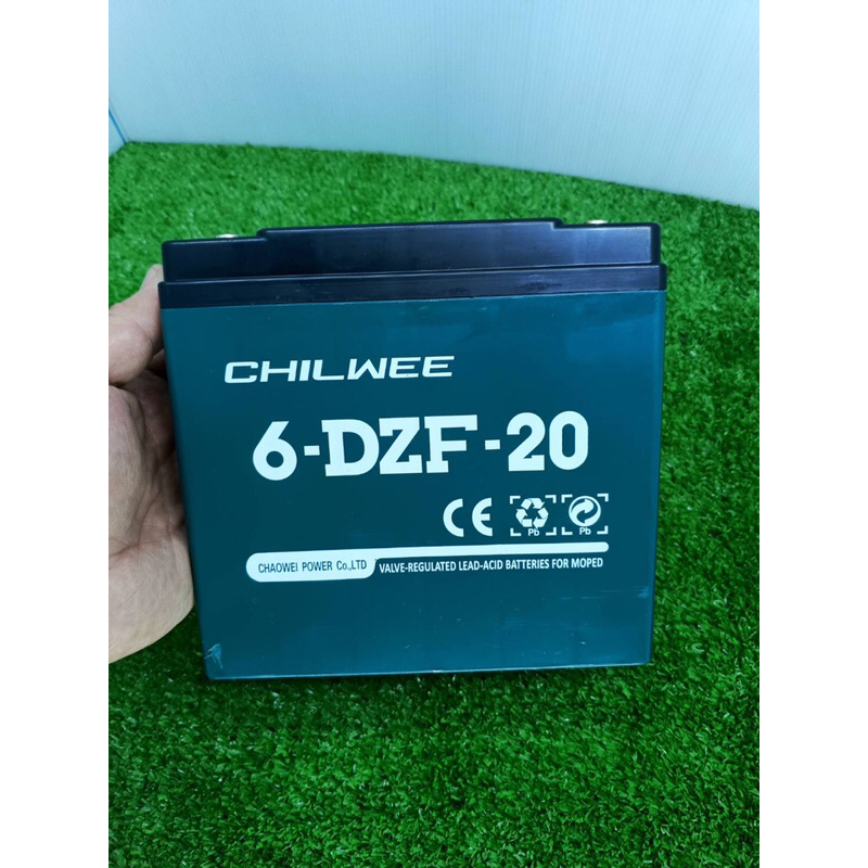 แบตเตอรี่สอ2 ล้อ ไฟฟ้า เหลือ 3 ล้อ ไฟฟ้า รุ่น CHILWEE 6-DZF-20ah ใช้กับ ...