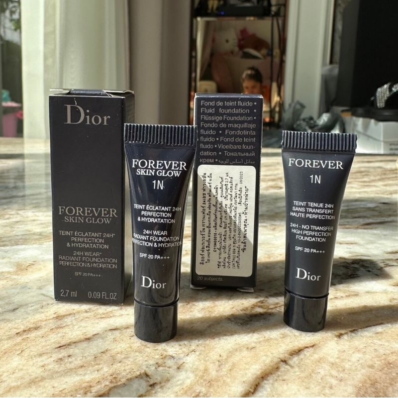 Dior Forever Skin Glow 24H Wear Radiant Foundation Perfection & Hydration SPF 20 PA+++ 2.7ml ...