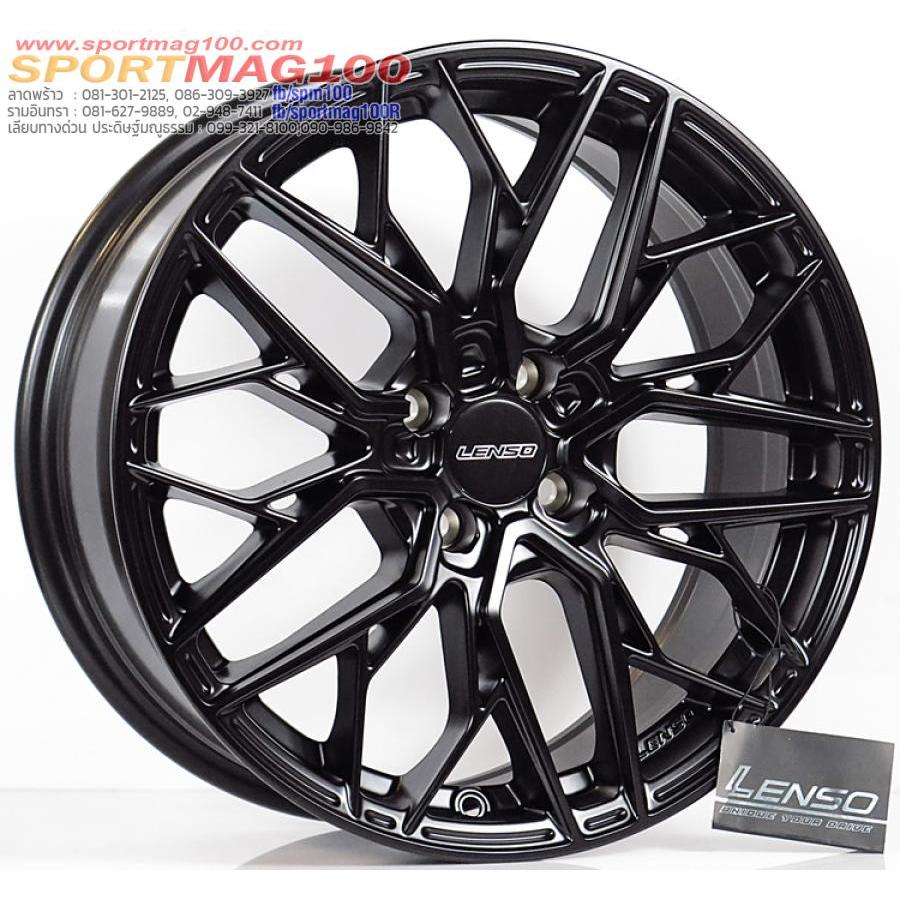 ล้อแม็กซ์ใหม่ Lenso JAV VENTUS สีดำด้าน 7-17นิ้ว 4รู100 ET35 [21033] | Shopee Thailand