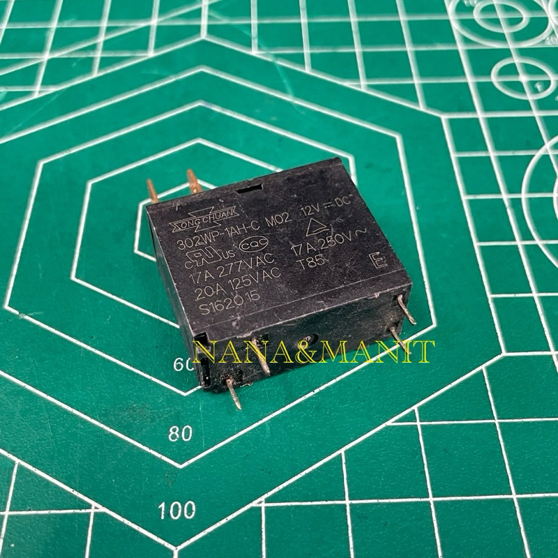 302WP-1AH-C 12VDC ใช้กับบอร์ด แอร์ ตู้เย็น เครื่องซักผ้า ไมโครเวฟ ราคา ...