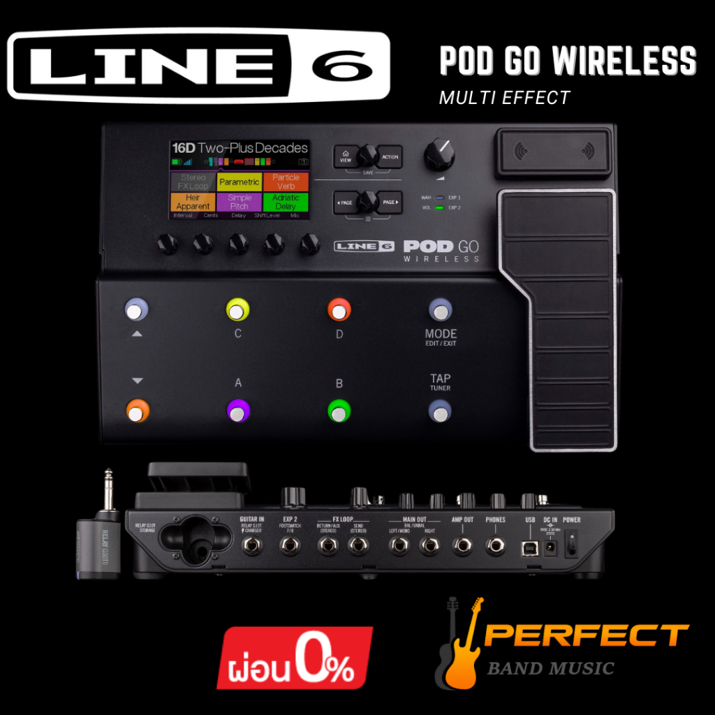 เอฟเฟคกีตาร์ Line 6 รุ่น POD GO WIRELESS | Shopee Thailand