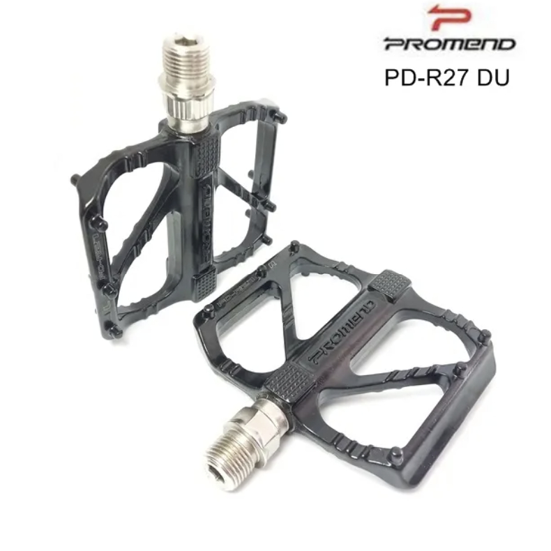 บันไดจักรยาน PROMEND รุ่น PD-R27 บันไดอลูมิเนียม แบบ DU แกนใหญ่ ใช้ได้ทังหมอบ ภูเขา และรถพับ ...