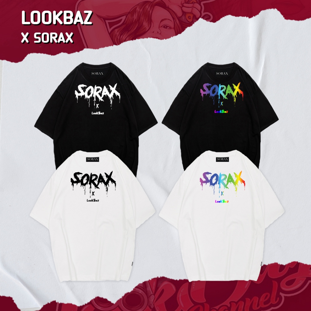 เสื้อยืด LookBaz x Sorax ผ้า Cotton เกรดส่งออก S-064 | Shopee Thailand