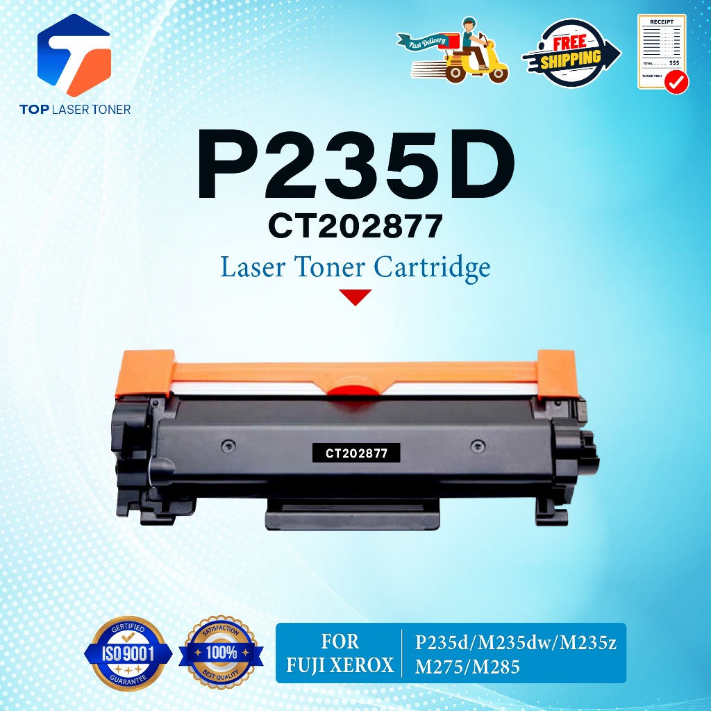 หมึกเทียบเท่า CT 202877 P235D For FUJI XEROX DocuPrint P235db P235d P275dw P285dw M235dw M235z ...