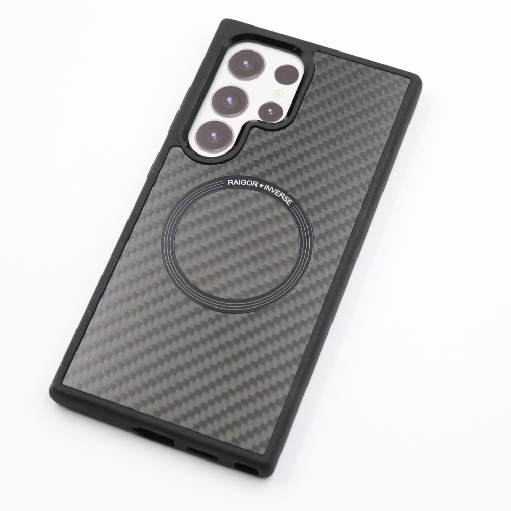 S24 Ultra Case Raigor Inverse Kevlar Mag เคส ลายเคฟล่า รองรับการ ชาร์จ ...