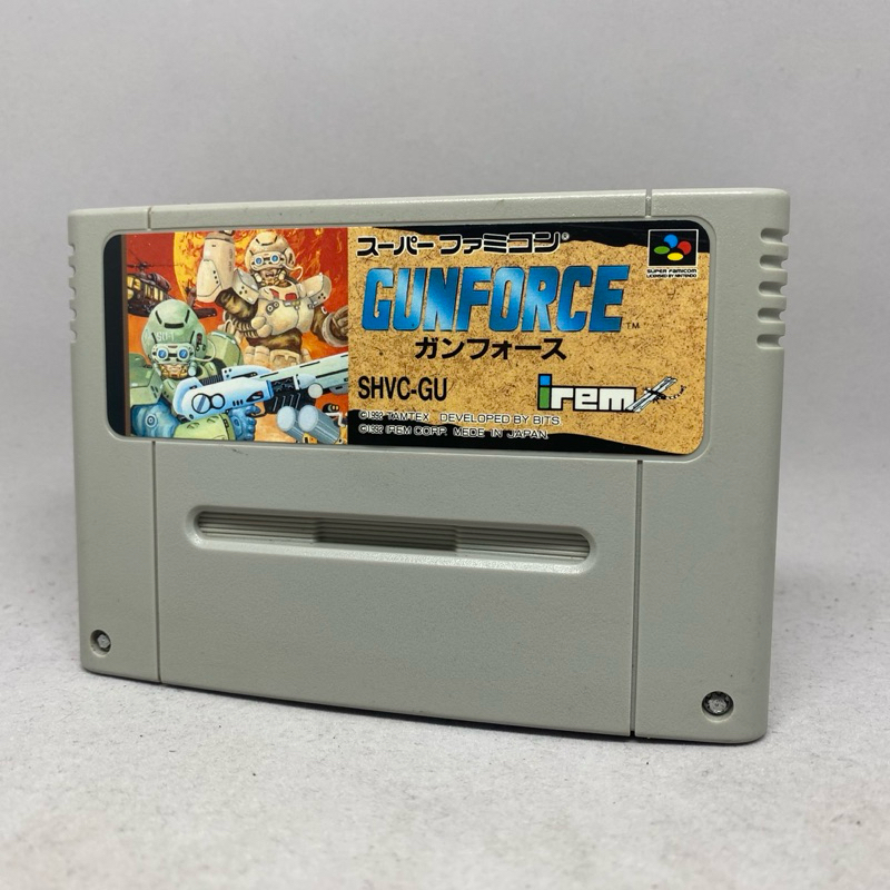 GUNFORCE (SFC) | ตลับเกมส์แท้ Nintendo Super Famicom | Original Japan ...