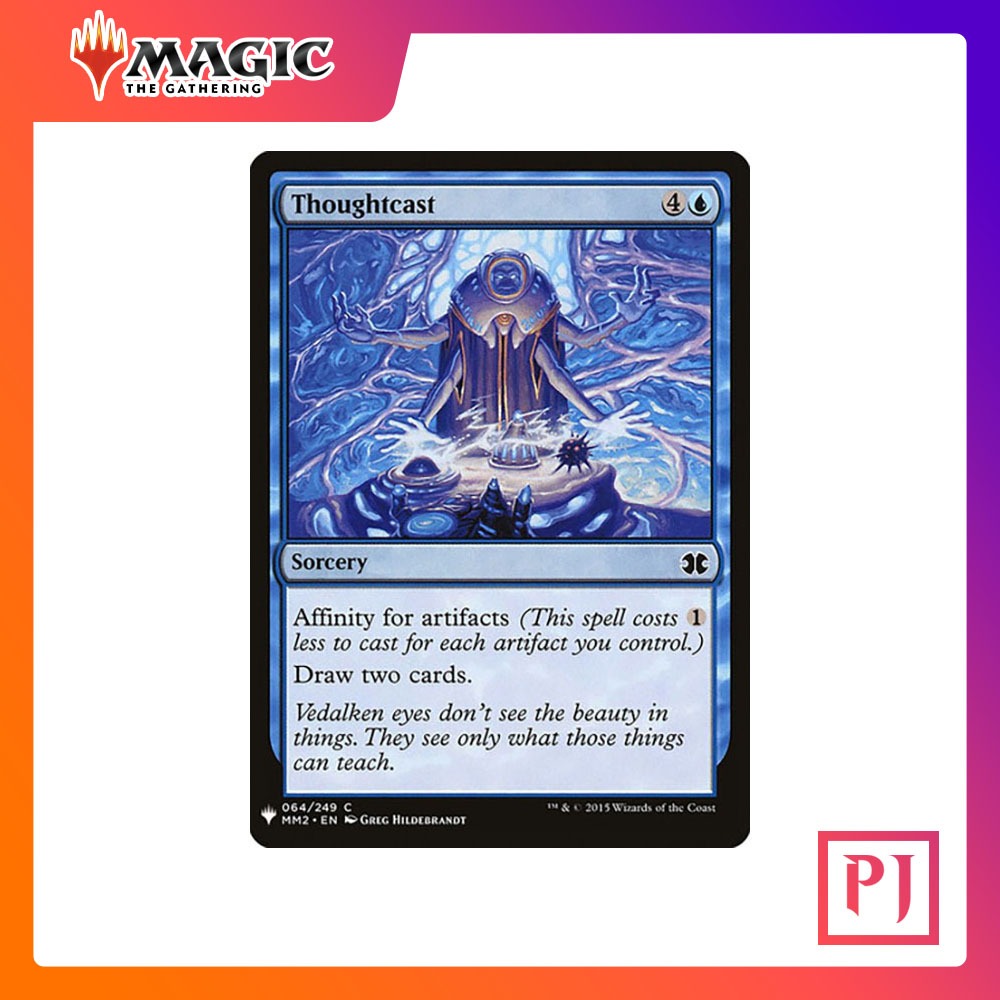 [MTG] Thoughtcast [MB1] [BLUE] [COMMON] [NORMAL] [ENG] (การ์ดเมจิค ...