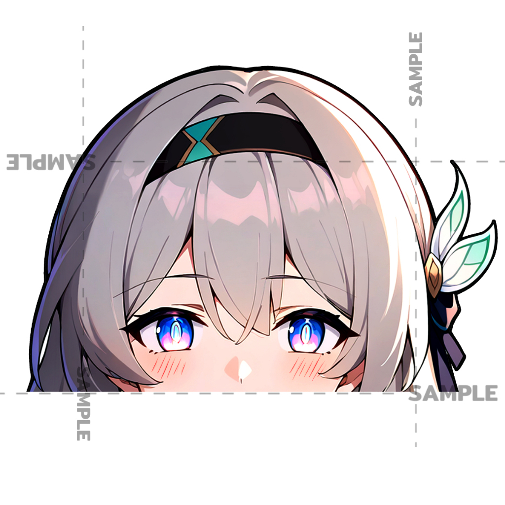 Firefly peeker honkai star rail สติ๊กเกอร์ 2 แผ่น แอบมอง Firefly star ...