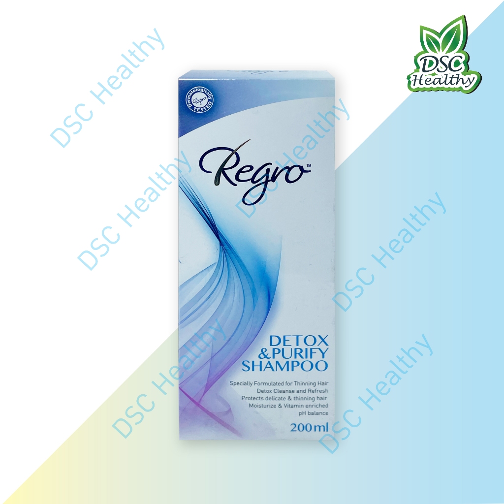 Regro DETOX & PURIFY SHAMPOO 200 ml / CONDITIONER 170 ml | Shopee Thailand