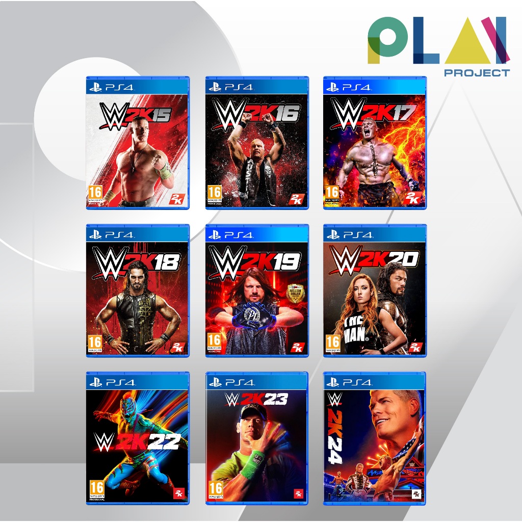 [ใส่โค้ด DDX10AUGW1 ลดสูงสุด 1000.-] [มือ2] [PS4] รวม WWE W2K เกมมวย ...
