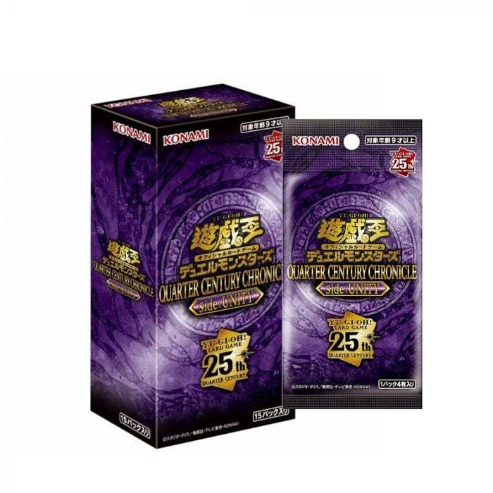 Yugioh BOOSTER PACK : Quarter Century Chronicle side:Unity (Box Yugioh ภาษาญี่ปุ่น) | Shopee ...