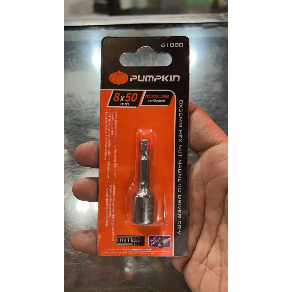 PUMPKIN ดอกบ็อกซ์ลมแม่เหล็ก Cr-V ( 8x50mm 8x65mm ) [ รหัส 61080 61081 ...