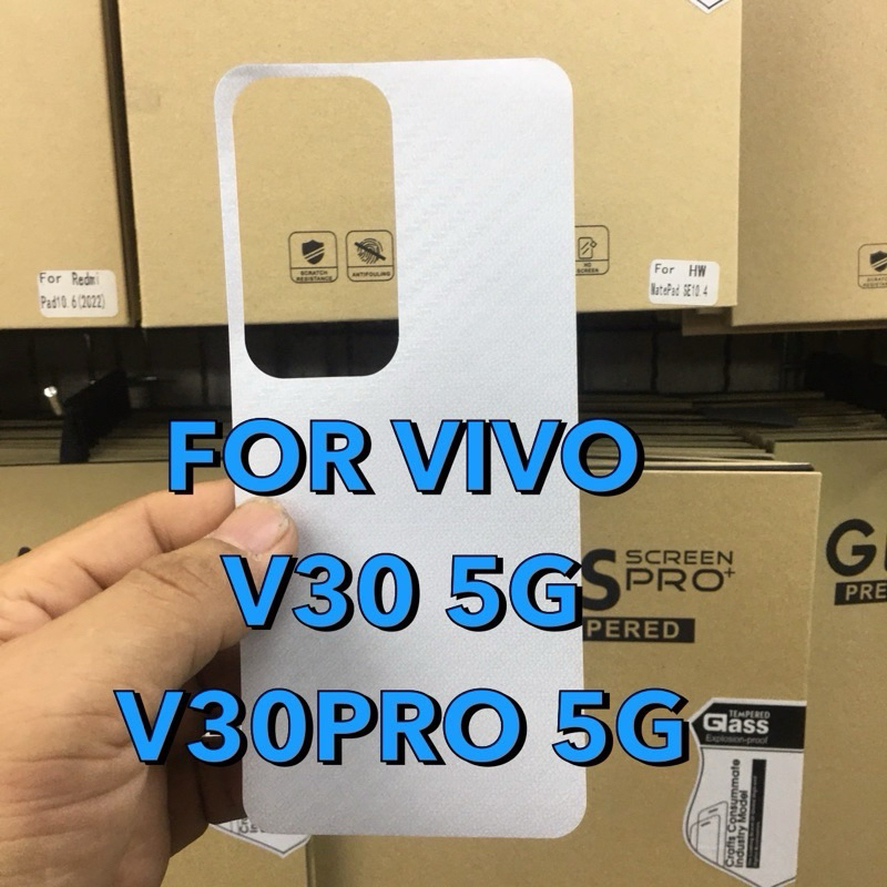VIVO V30(5G) /V30Pro ฟิล์มกันรอยหลังเคฟล่า รุ่นVIVO !ตรงรุ่น! เคฟล่ากันรอยขีดข่วน ป้องกันหลัง ...
