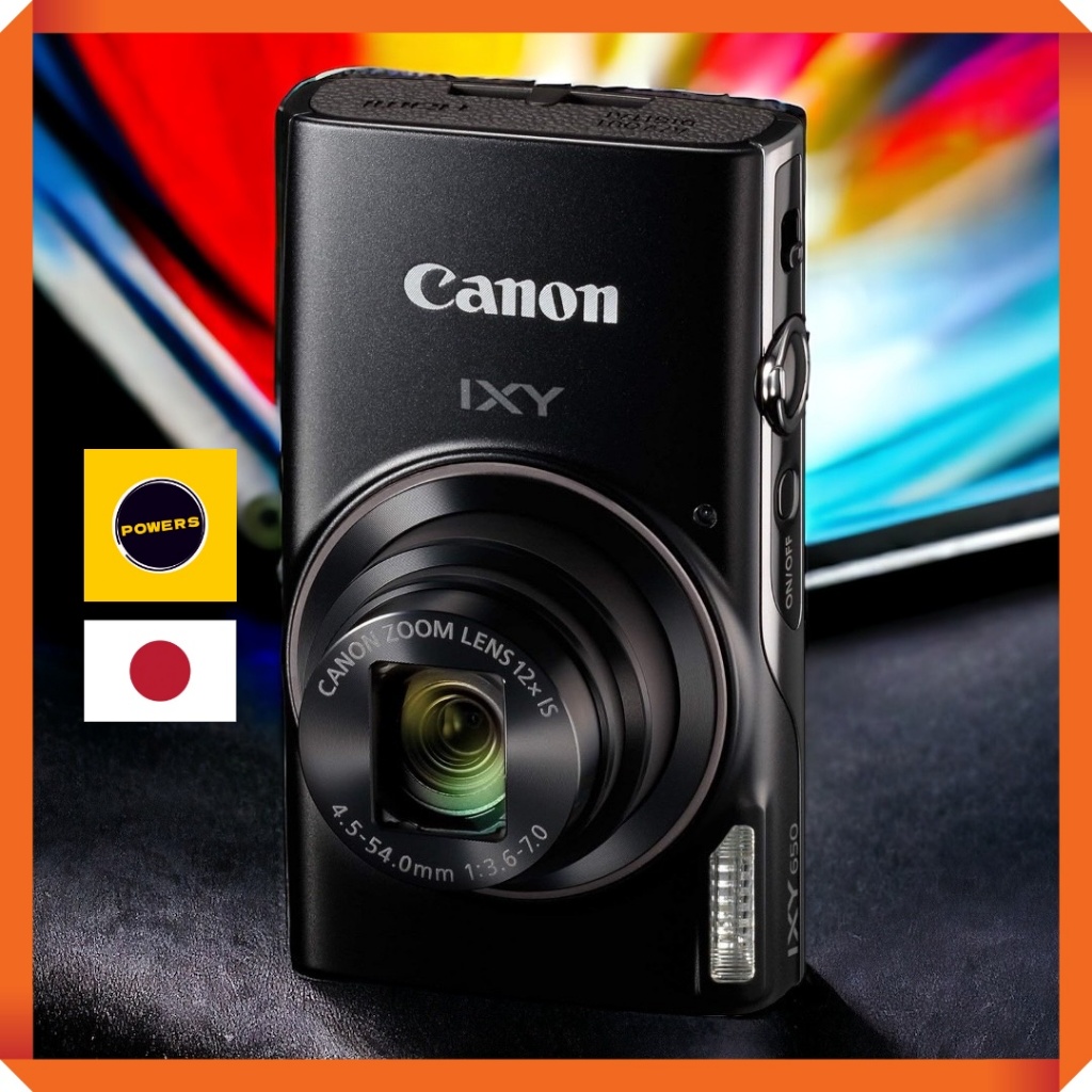 【Direct from Japan】Canon Compact Digital Camera IXY 650 Black 12x optical zoom / Wi-Fi enabled ...