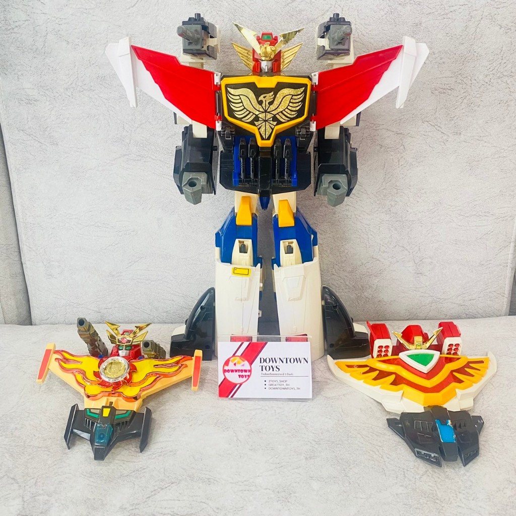 DX Great Fighbird Brave Fighter of Sun Fighbird Deluxe Takara tomy 1991 ...