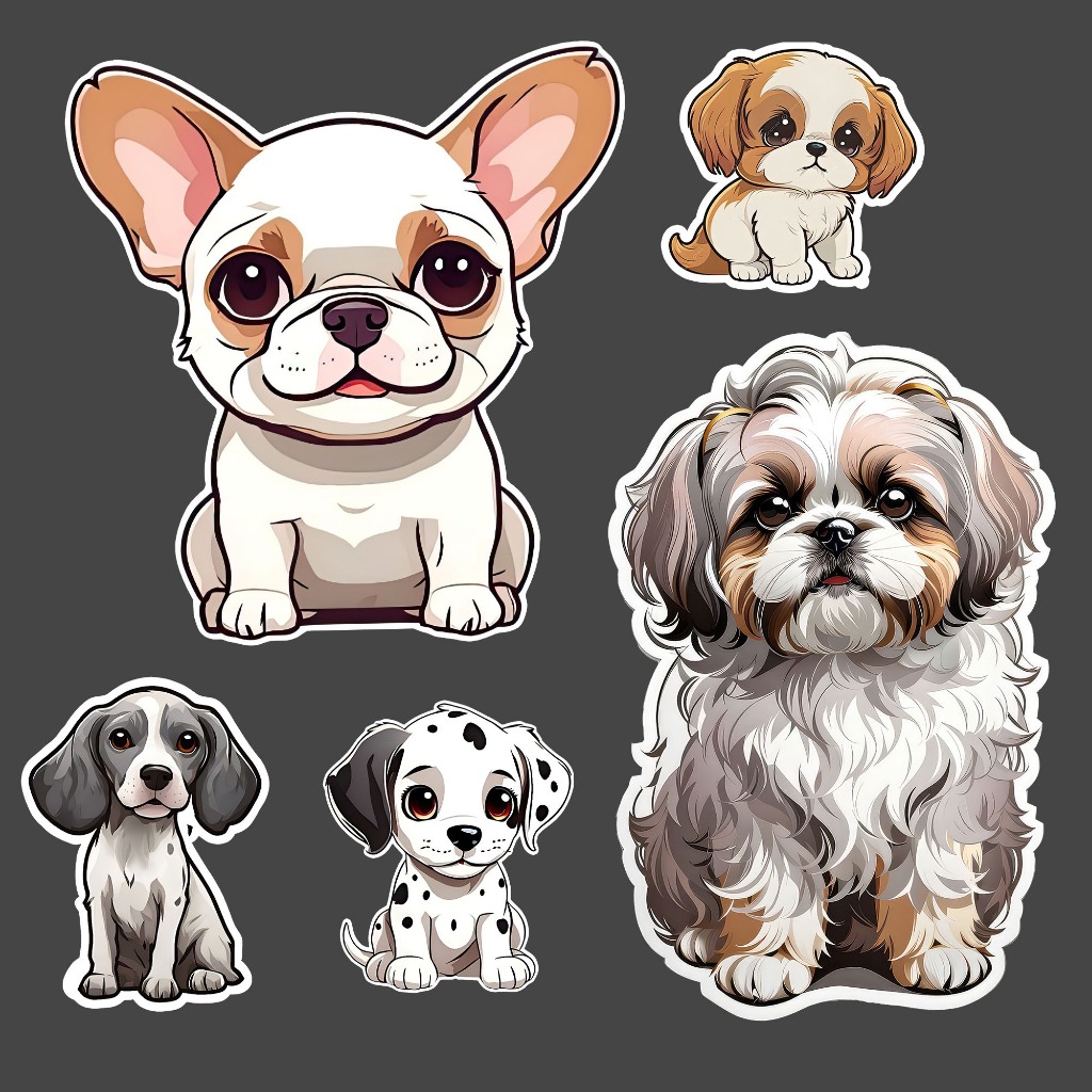 ตัวรีดติดเสื้อน้องหมาขอบขาว น่ารักมากๆๆ 4289 set.1 รีดติดง่ายทุกเนื้อผ้า | Shopee Thailand