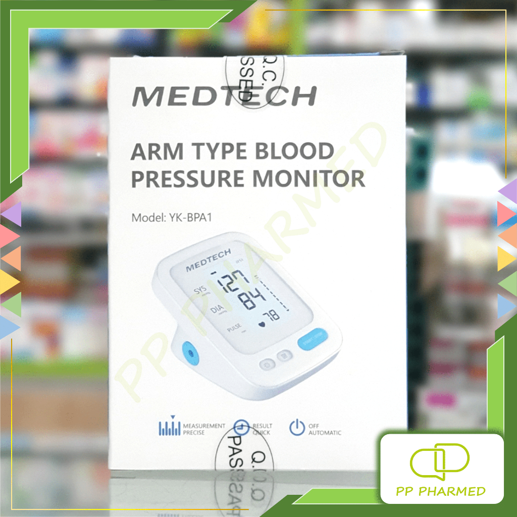 Medtech เครื่องวัดความดันโลหิต Arm Type Blood Pressure Monitor รุ่นYK ...