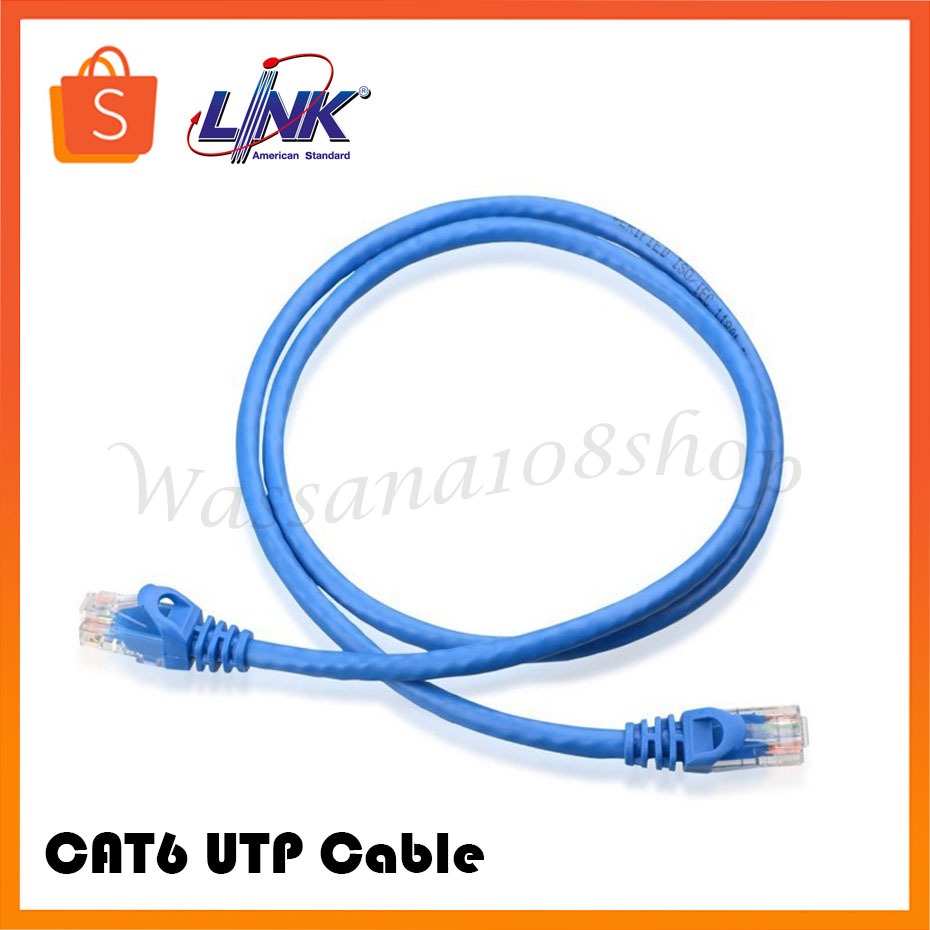 สายแลนลิ้งค์ LAN LINK CAT6 UTP Cable 1M/2M/3M/5M/10M/15M/20M | Shopee ...