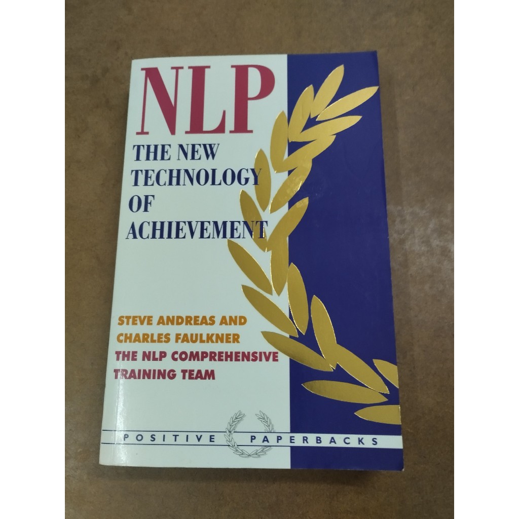 หนังสือ NLP: The New Technology of Achievement by Steve Andreas ...