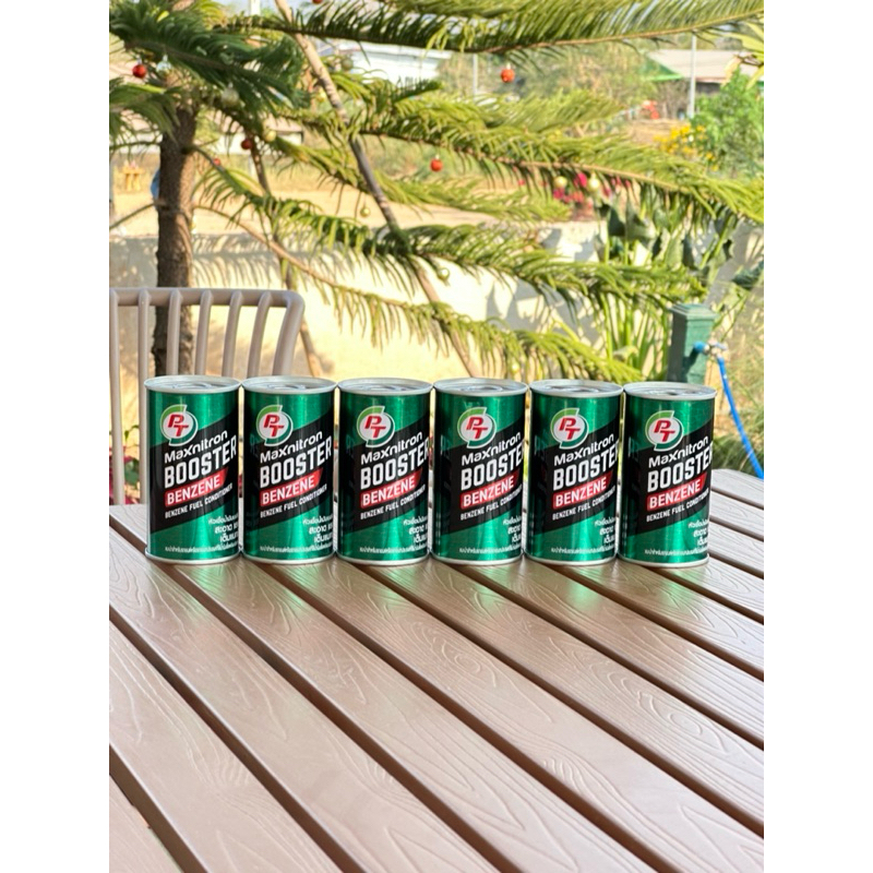 หัวเชื้อน้ำมันเบนซิน PT booster เซท 6 กระป๋อง | Shopee Thailand