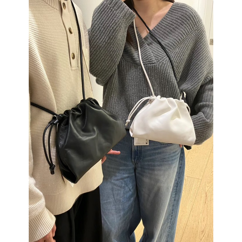 COS leather bucket bag | Shopee Thailand