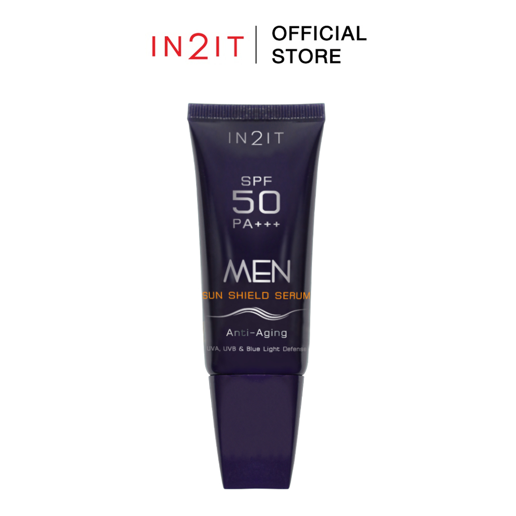 IN2IT MEN SUN SHIELD SERUM SPF50 PA+++ เซรั่มกันแดด [MSKM] 20g ...