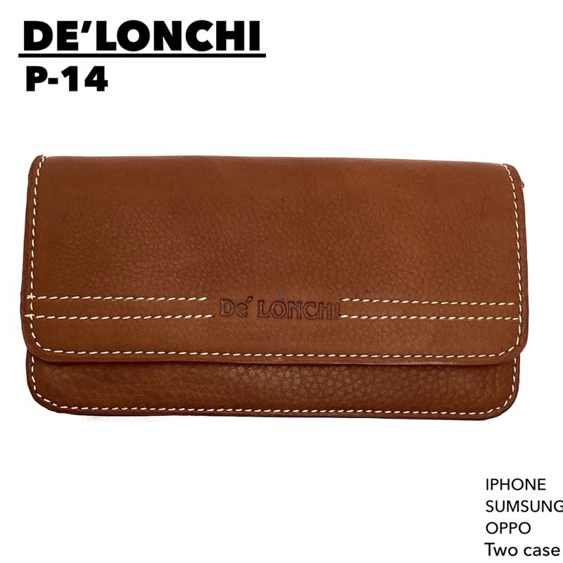 De’lonchi กระเป๋าใส่เข็มขัดหนังแท้ เหน็บติดเอว รุ่นP-14 แนวนอน ใส่2 ...