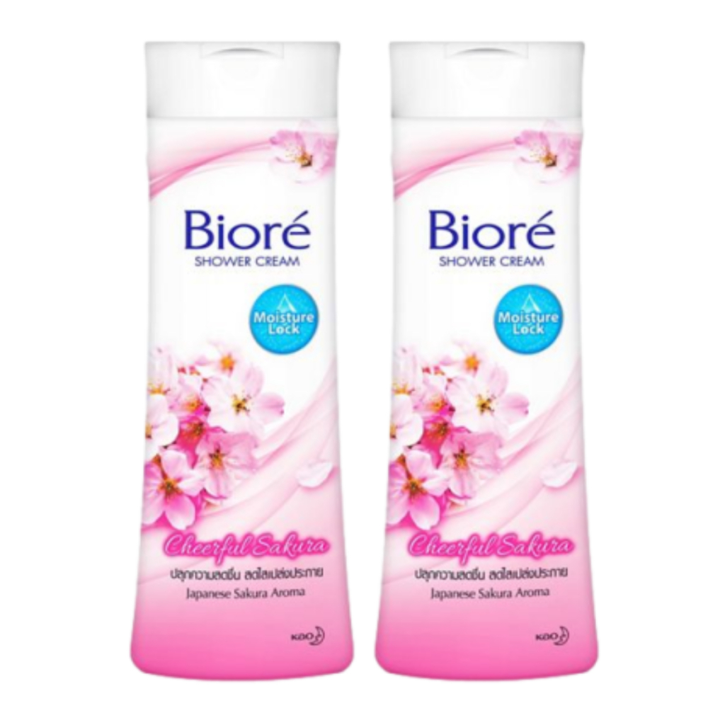 (1แถม1) Biore Shower Cream 220ml บีโอเร ชาวเวอร์ ครีม 220มล. | Shopee ...