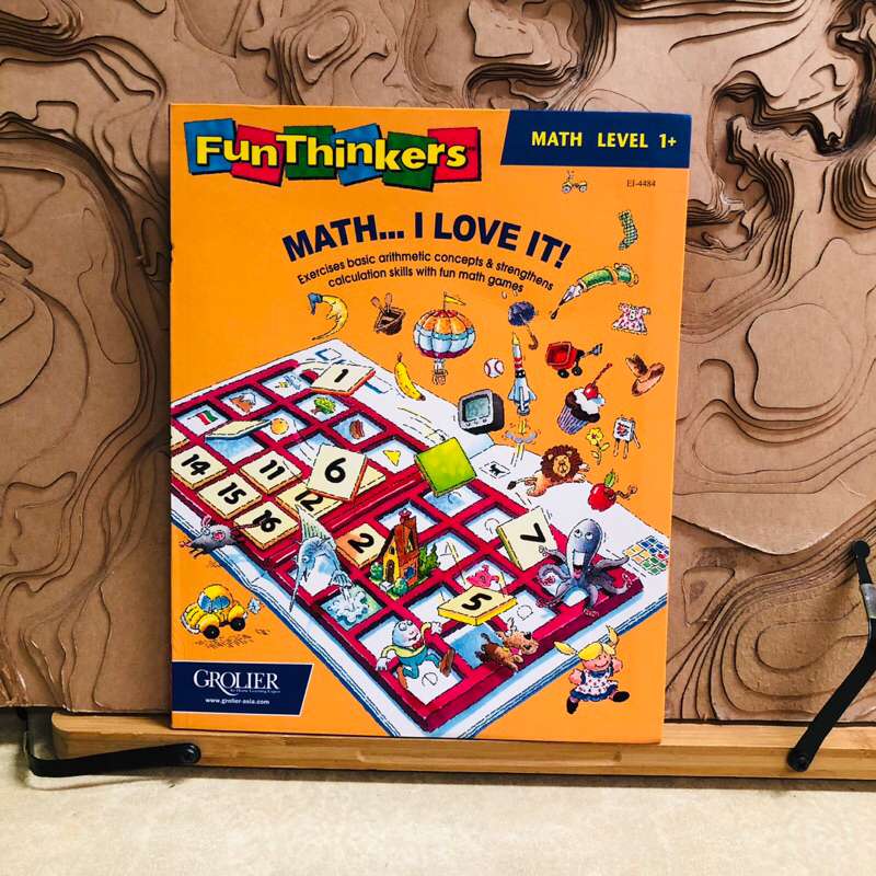 ฌ324 Fun Thinkers MATH LEVEL 1+ MATH... I LOVE IT | Shopee Thailand