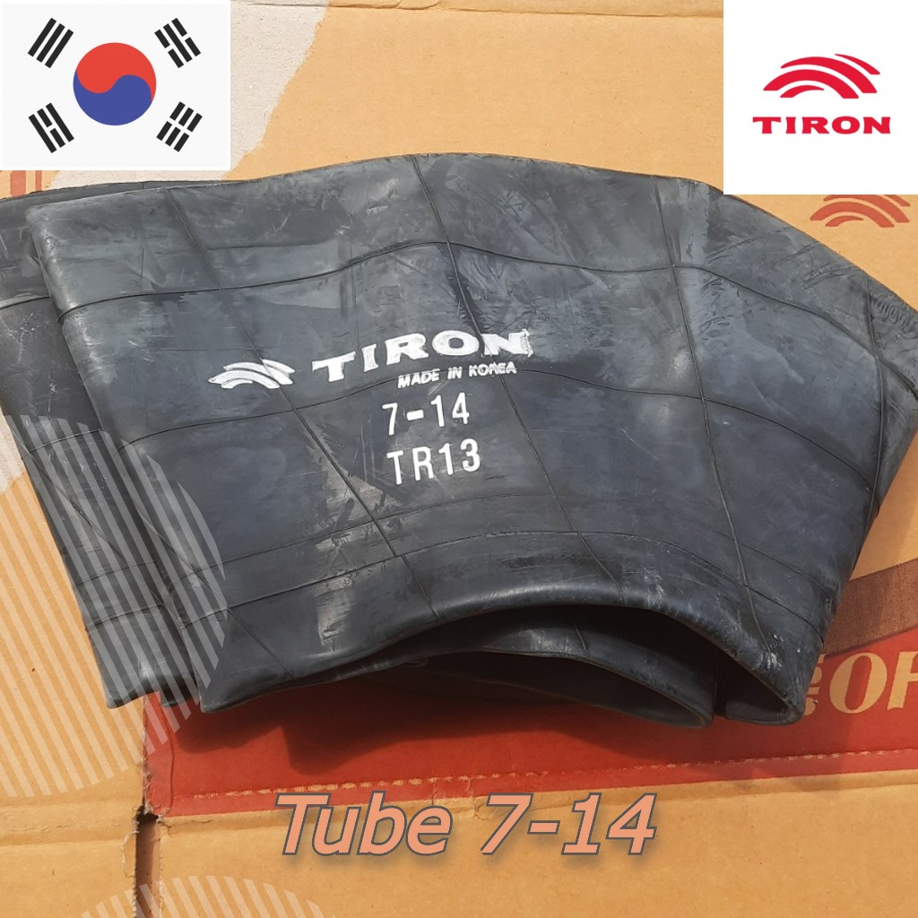 TIRON ยางในรถไถขอบ 14 นิ้ว 7-14 คุณภาพสูงจากเกาหลี สำหรับรถไถ รถ ...