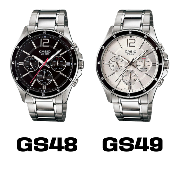 GS-48 / GS-49 นาฬิกาข้อมือผู้ชาย MTP-1374D-1AVDF ของแท้ รับประกันศูนย์1 ...