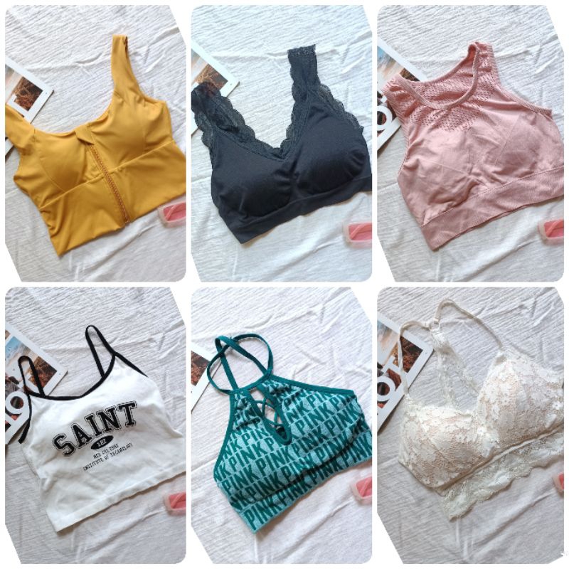 สปอร์ตบรา สายเดี่ยวมือสอง LOT.2 | Shopee Thailand