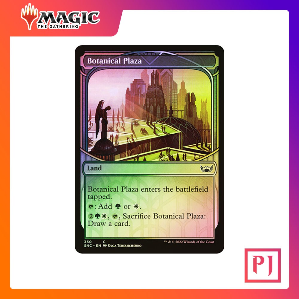 [MTG] Botanical Plaza (Showcase) [SNC] [LAND] [COMMON] [FOIL] [ENG ...