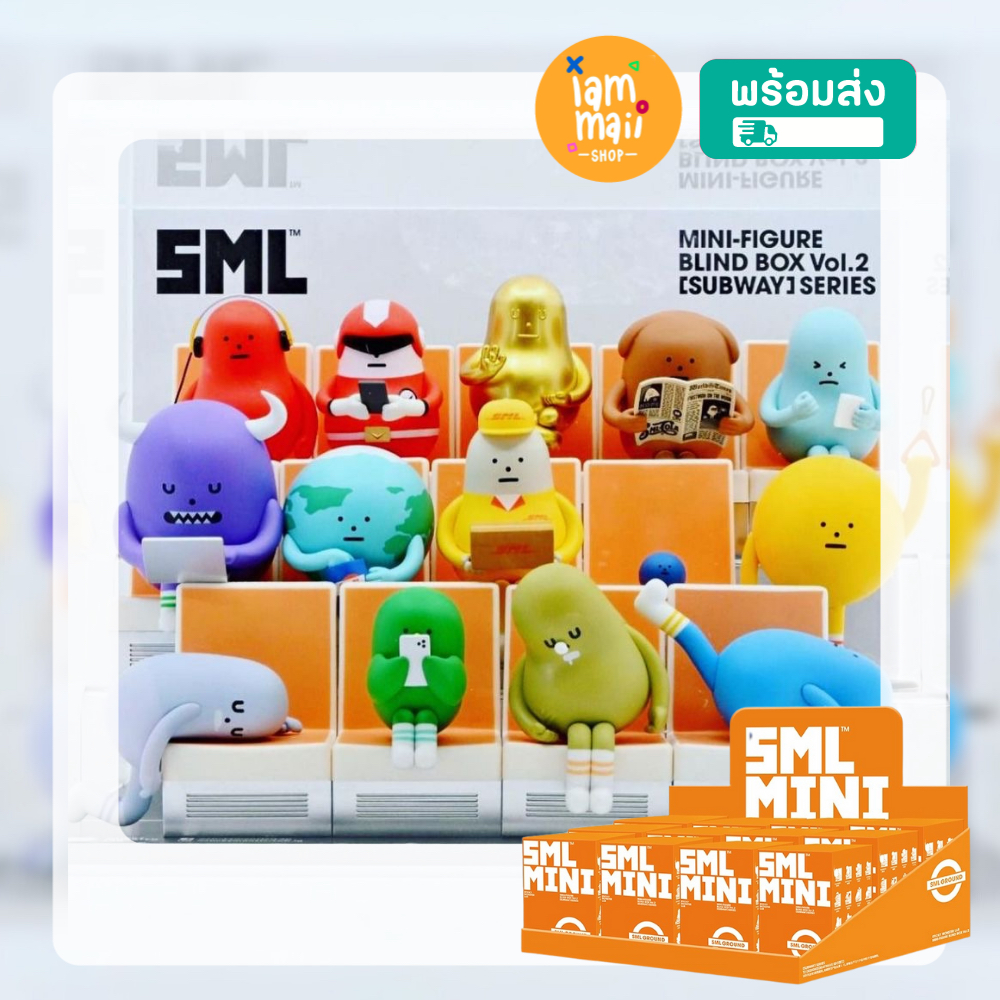 [ยกกล่อง] Sticky Monster Mini Figure SML Subway Series POPMART พร้อมส่ง ...