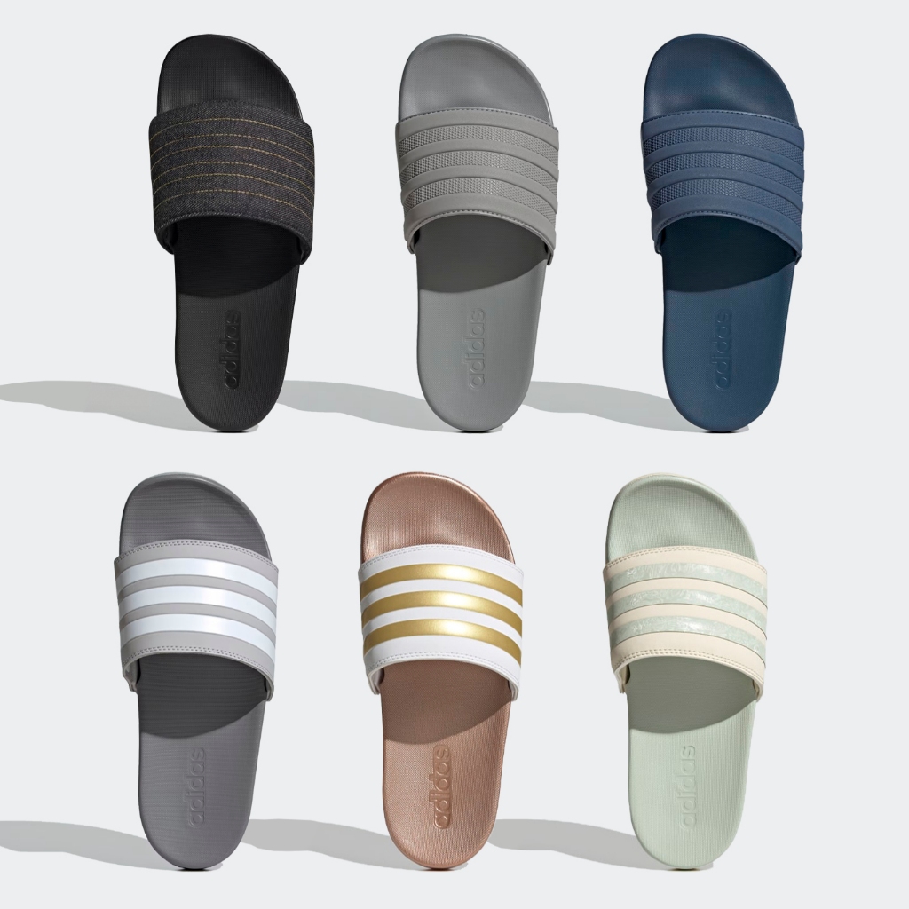 Adidas รองเท้าแตะ Adilette Comfort Slides (5สี) | Shopee Thailand